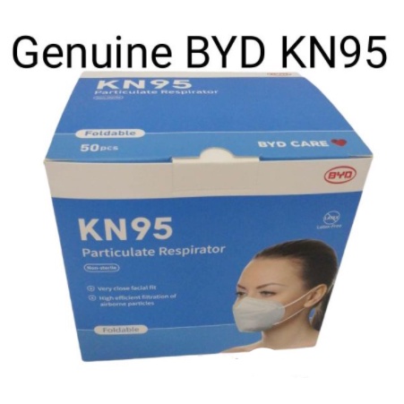 Mask KN95 Respirator Mask BYD ( 5-Layer with Double Layer Melt-Blown ...