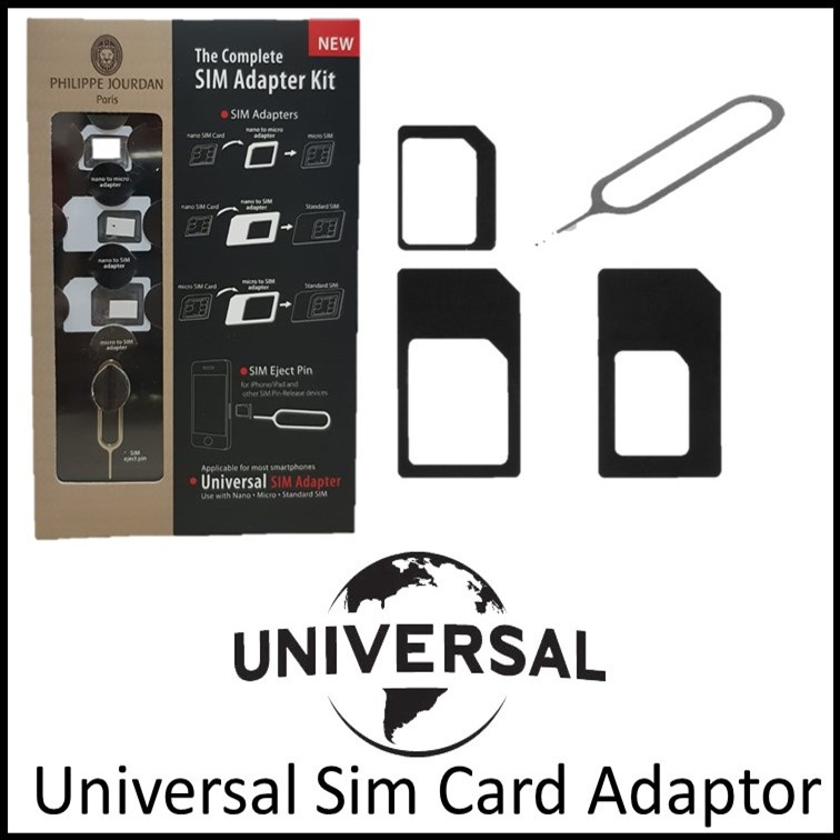 SIM Card Adapter, 4-in-1 Nano & Micro SIM Card Adapter Holder Kit ...