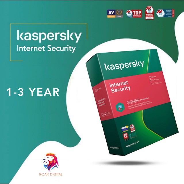KASPERSKY INTERNET SECURITY | STANDARD ORIGINAL ANTIVIRUS - LATEST ...