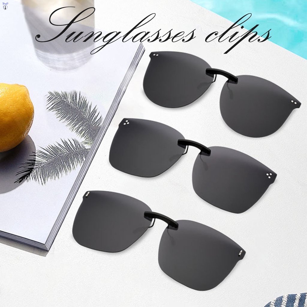 Flip Up Clip On Sun Glasses For Men Driving Glasses Clips Light Fishing ...