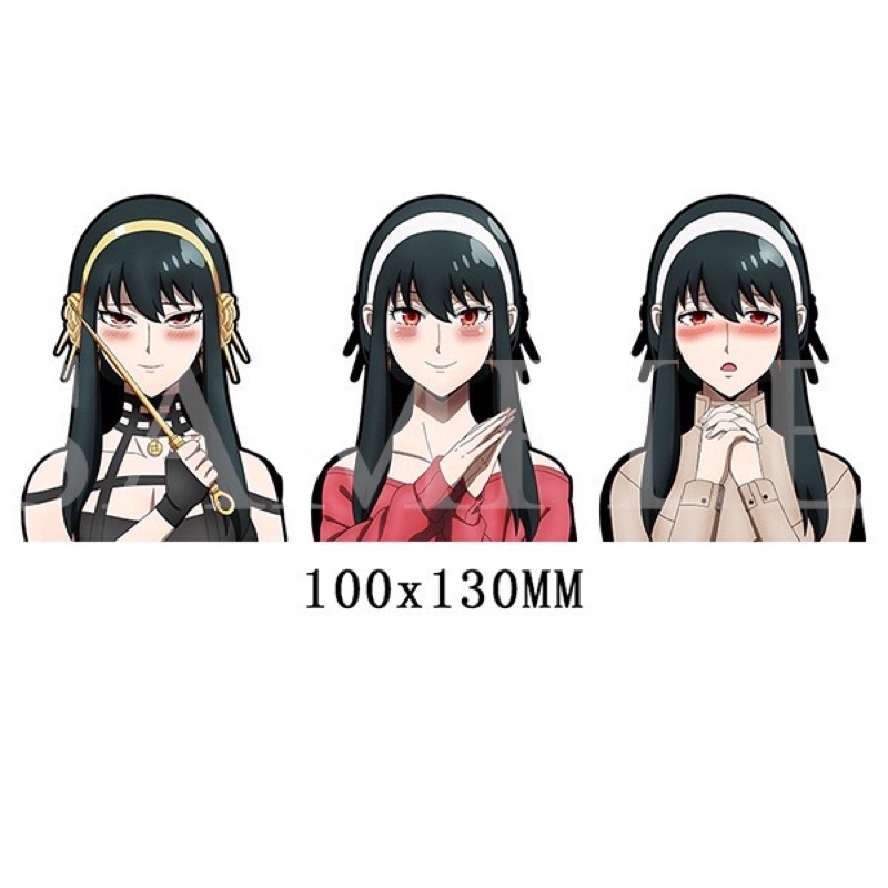 [SG INSTOCK] 3D motion lenticular anime stickers SPY X FAMILY Yor ...