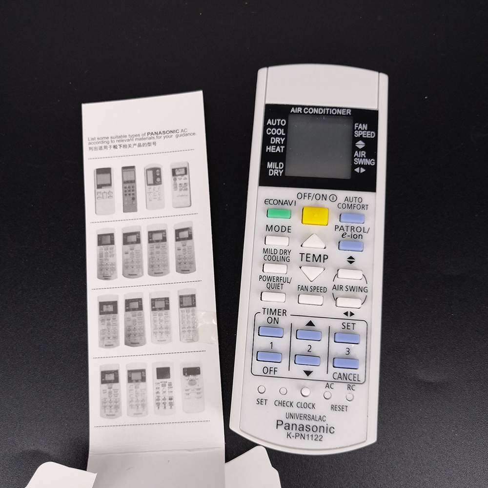 A75C3558 A75C2422A Air Conditioner Remote Control Anasonic Panasonic ...