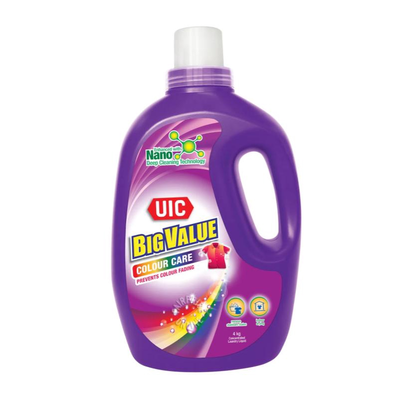 UIC Laundry Liquid Detergent (Colour Care) – Bottle 4kg | Shopee Singapore