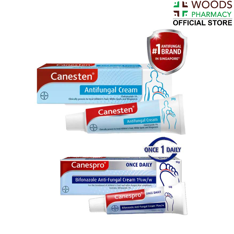 CANESPRO (Bifonazole) / CANESTAN (Clotrimazole) - Antifungal to reduce ...