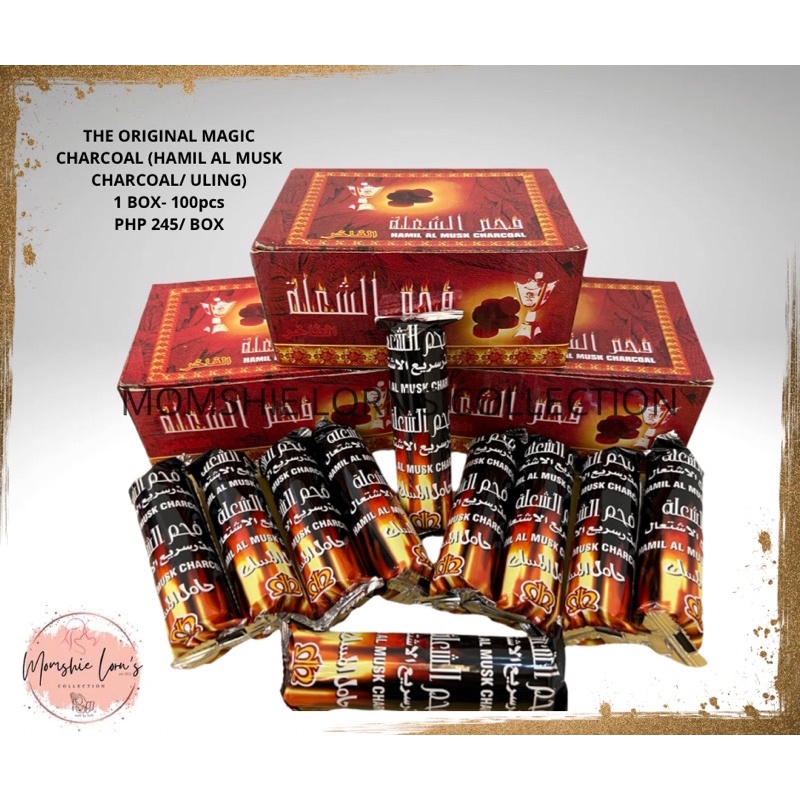 MAGIC CHARCOAL / Insenso (Hamil Al Musk/ULING) 1box=100pcs | Joss stick ...