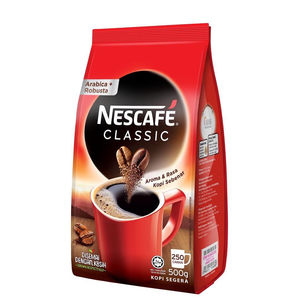 NESTLE NESCAFE CLASSIC REFILL PACK 500G | Shopee Singapore