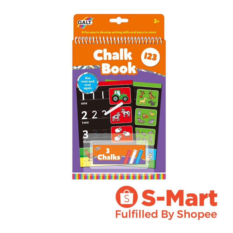 Galt Chalk Book (123) | Shopee Singapore