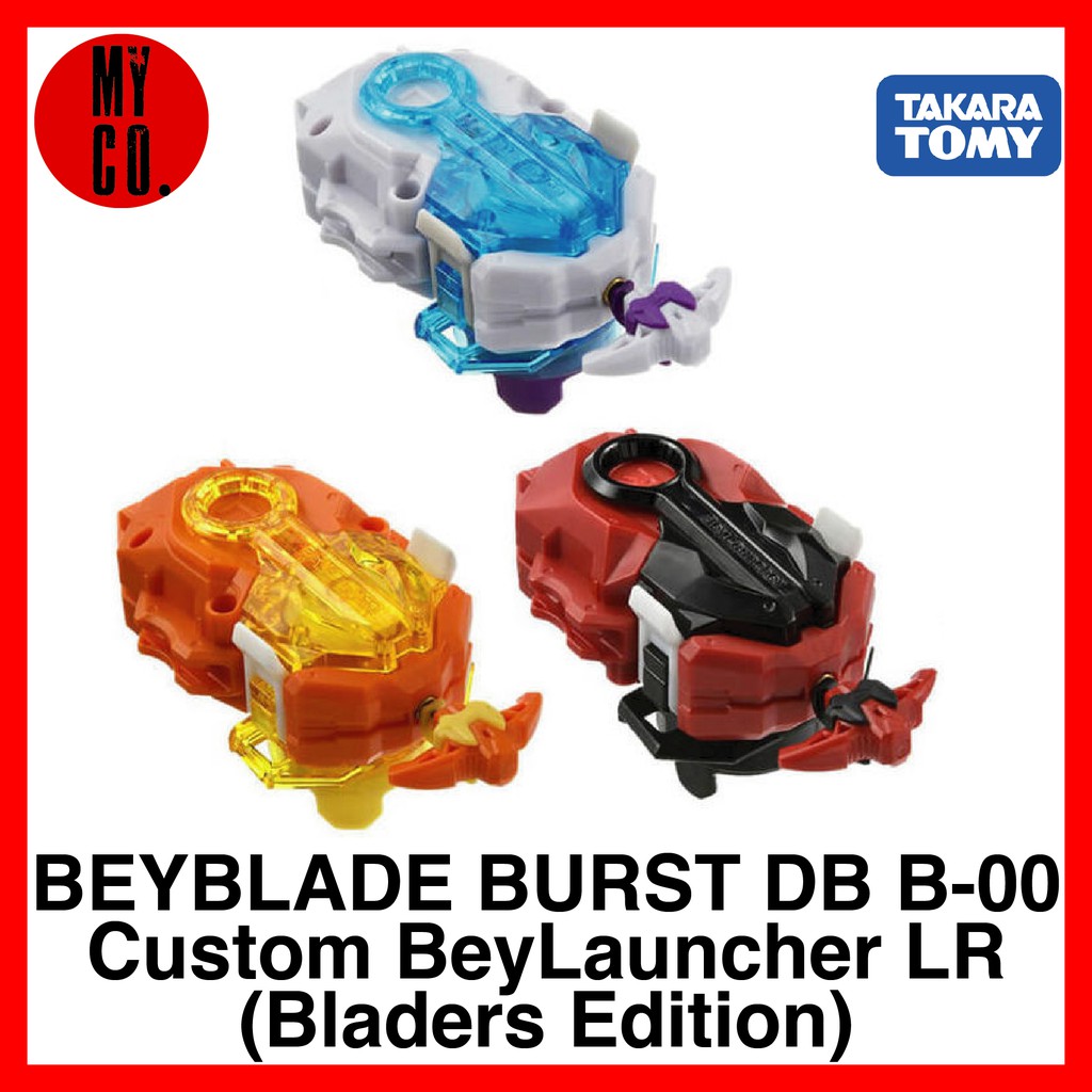 BEYBLADE BURST DB WBBA B-00 CUSTOM BEYLAUNCHER LR (Shu, Lui, and Free ...