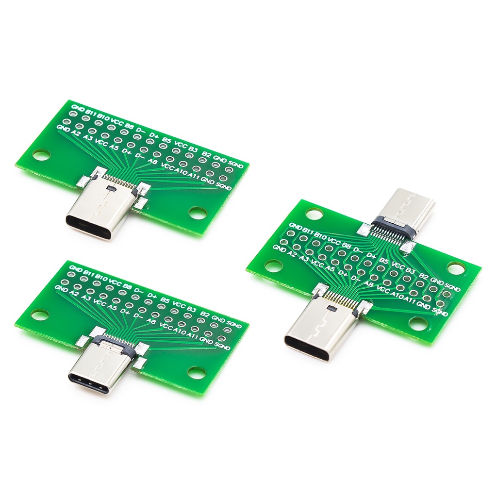 Type-c Double-sided front and back pins of the test board 24P bus-to ...
