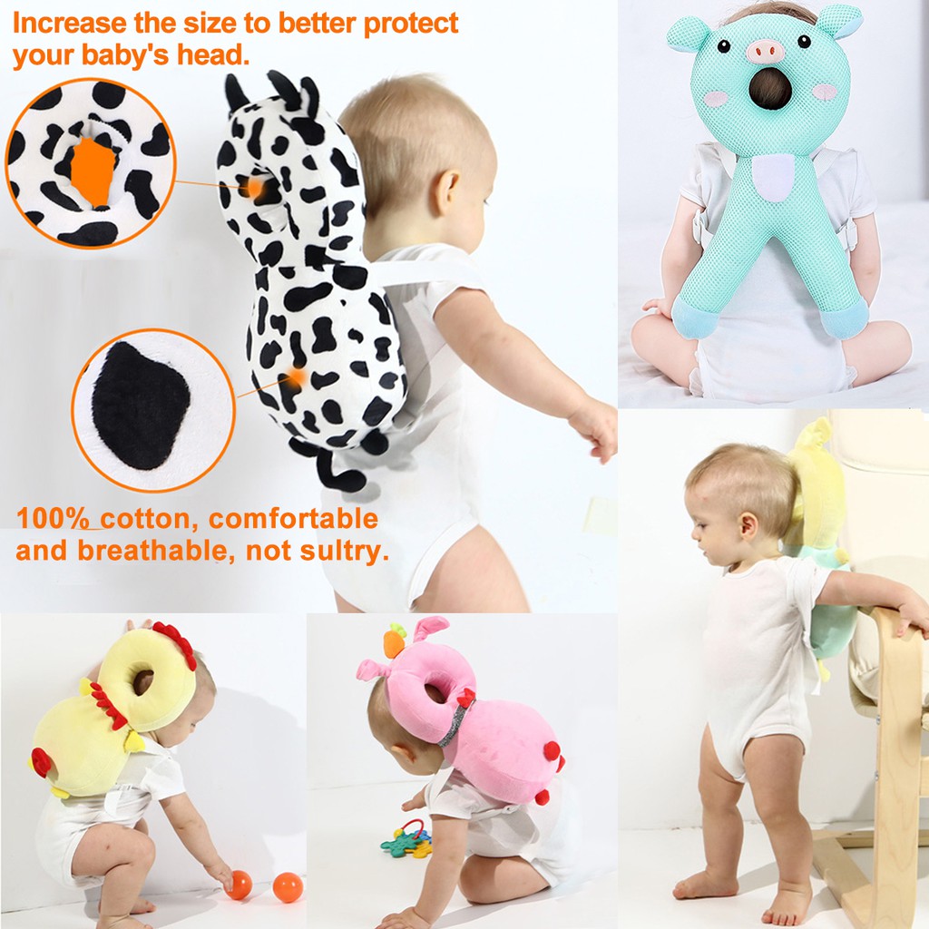 Baby Head Protection Pillow Toddler Wing Pad Newborn Shatter-resistant ...