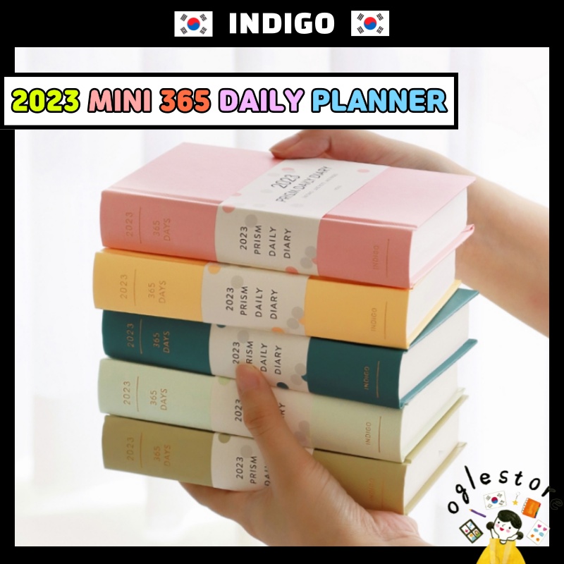 Planner 2023 Daily Diary 2023 Korean Journal 365 Days BUJO Dated Planner Mini Size Hardcover ...