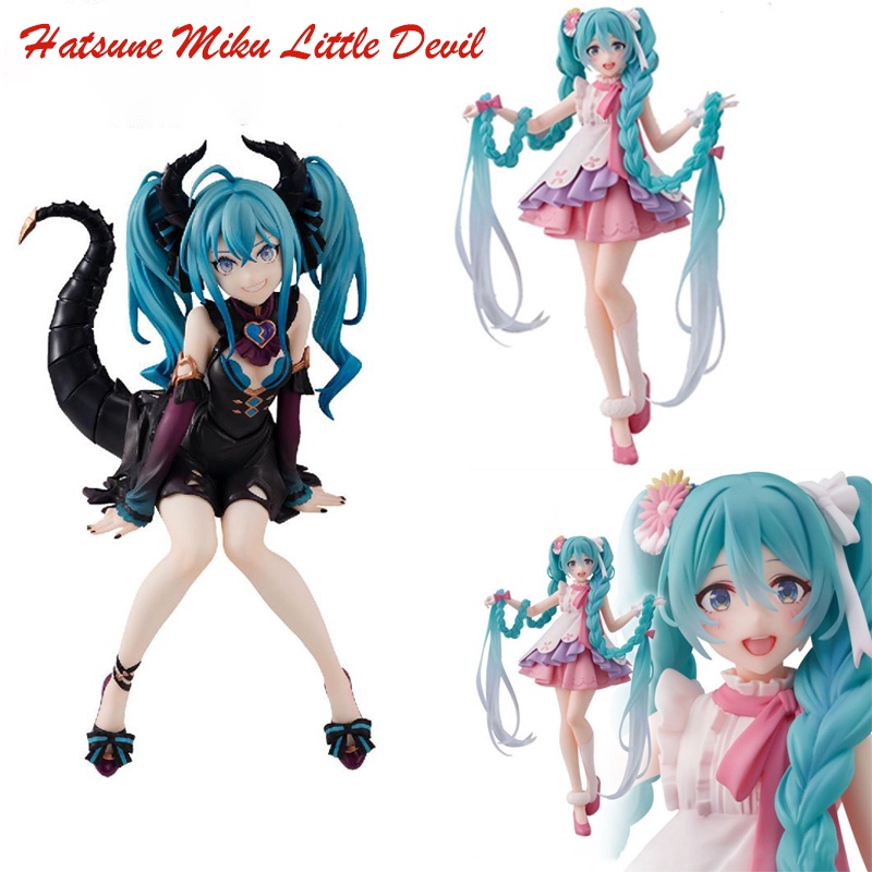 15CM Anime Hatsune Miku Figure Kawaii Little Devil Ver Action Figurine ...