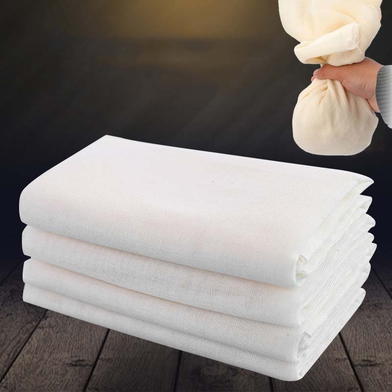 150X150cm White Cotton Gauze Muslin Cheesecloth Fabric Butter Cheese ...