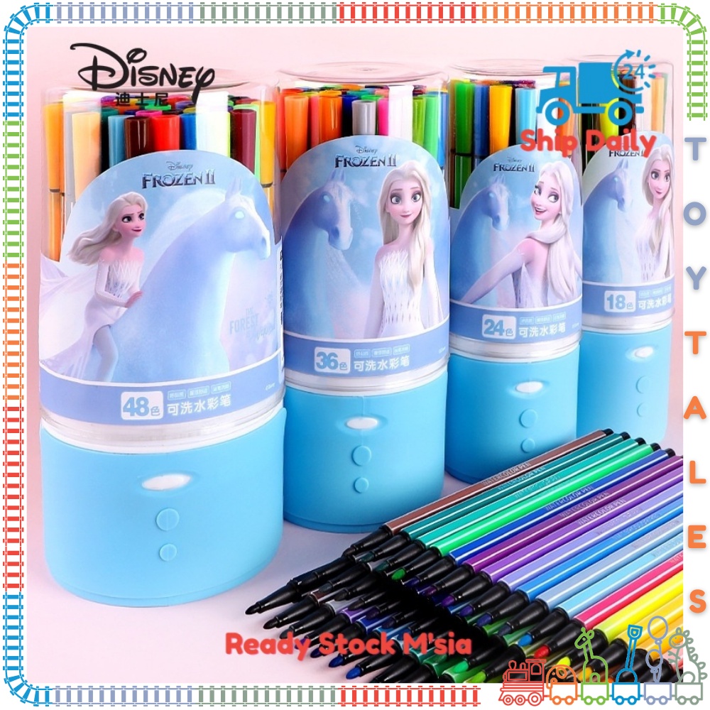 Frozen Washable Magic Pens Licensed Product Kids Marker Pencil Disney ...