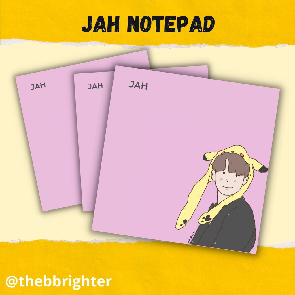 SB19 Justin De Dios inspired Handmade Memo Notepad - SB19 Justin / SB19 ...