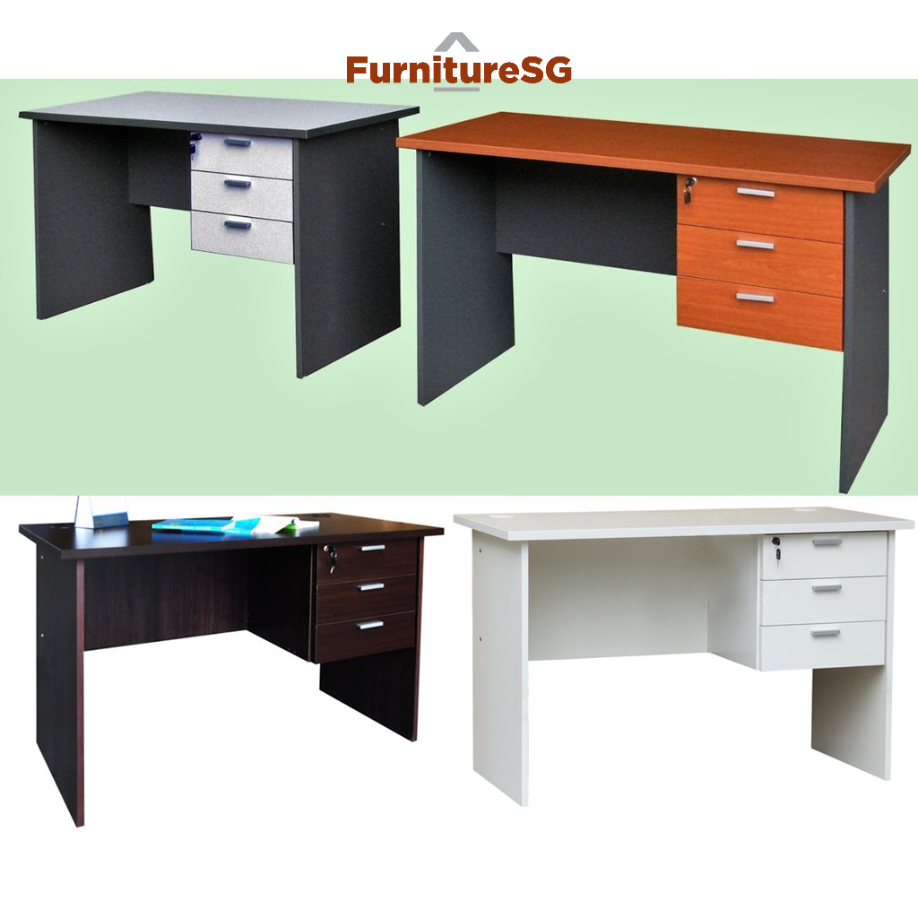 (FurnitureSG) (SG READY STOCK) Study Writing Study Desk with Drawers ...