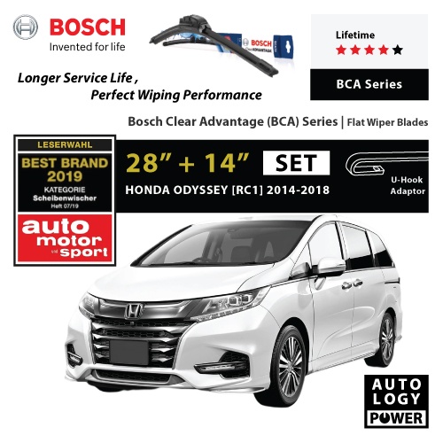 2015 honda odyssey wiper size store