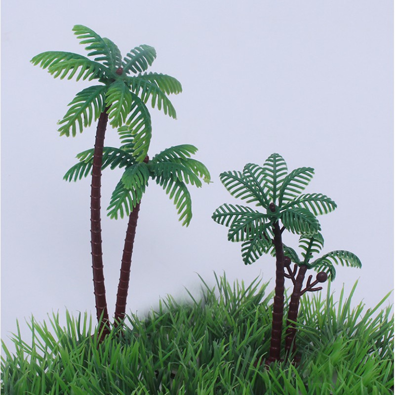 Artificial Coconut Tree Cake Topper Jungle Theme Birthday Party Cake ...