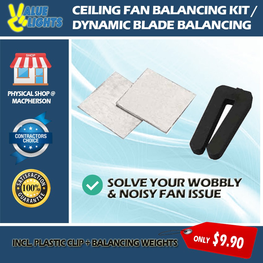 Ceiling Fan Balancing Kit Singapore | Shelly Lighting