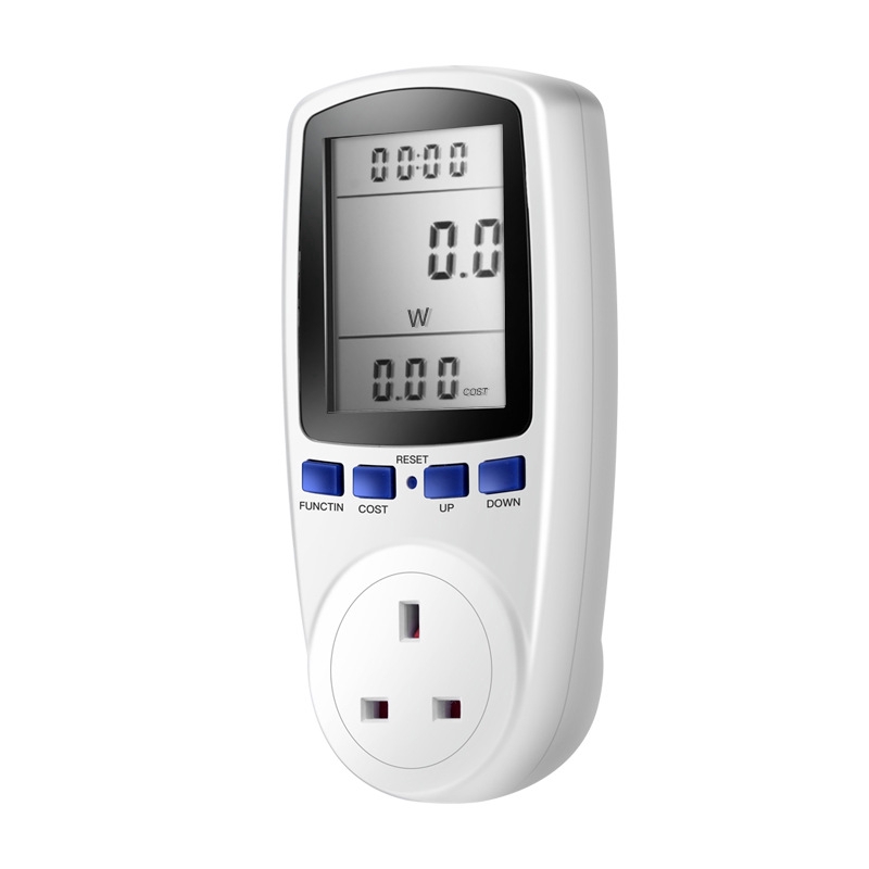 DNBT 【HOT SALE!!! 】UK Plug Energy Meter Watt Volt Electricity Monitor ...