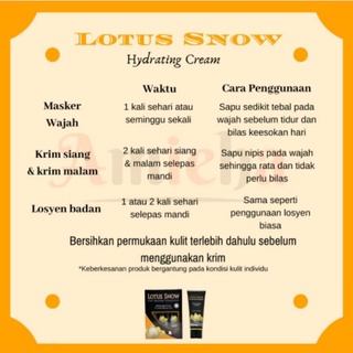 Lotus Snow Hydrating Cream 60ML | Shopee Singapore