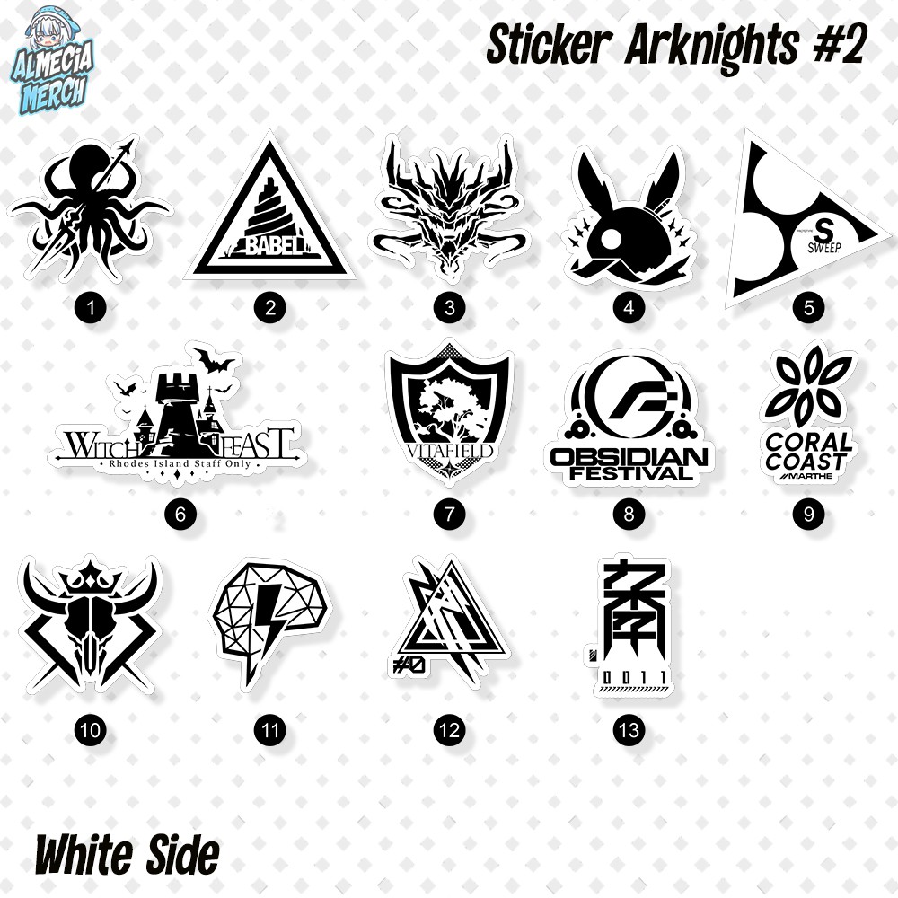 Arknights Logo Sticker / Arknights Sticker 2 / Arknight Sticker Part 2 ...