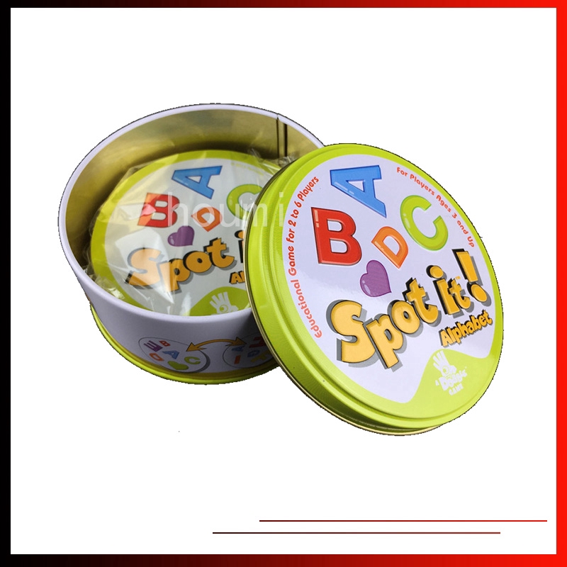 Party Card Game Truly Amazing “Spot It Alphabet-ABCD” Parent&Kids Board ...