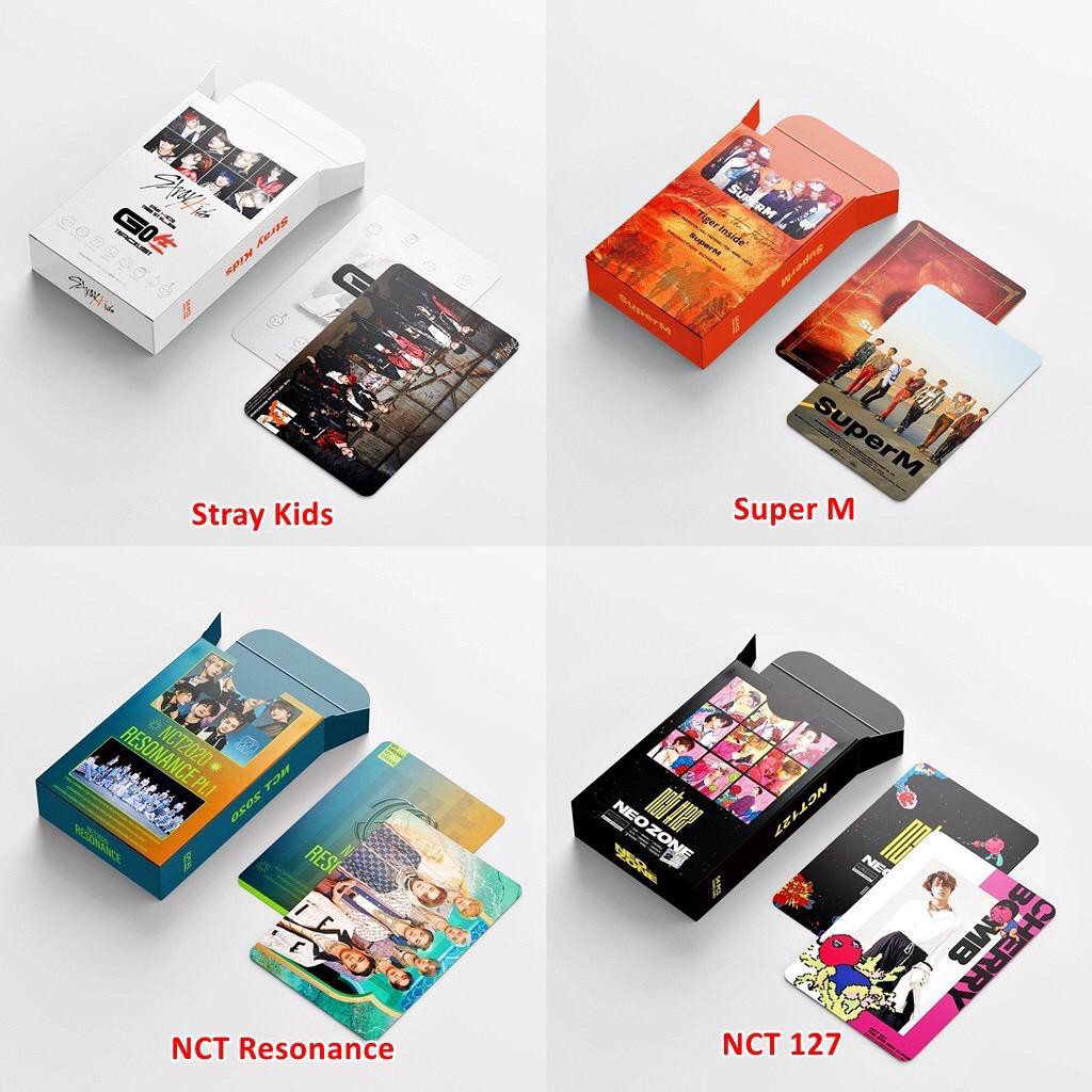 BTS BLACKPINK Lomo Card (54pcs)BE Dynamite STRAY KIDS NCT DREAM EXO TXT SUPERM SEVENTEEN KPOP ...