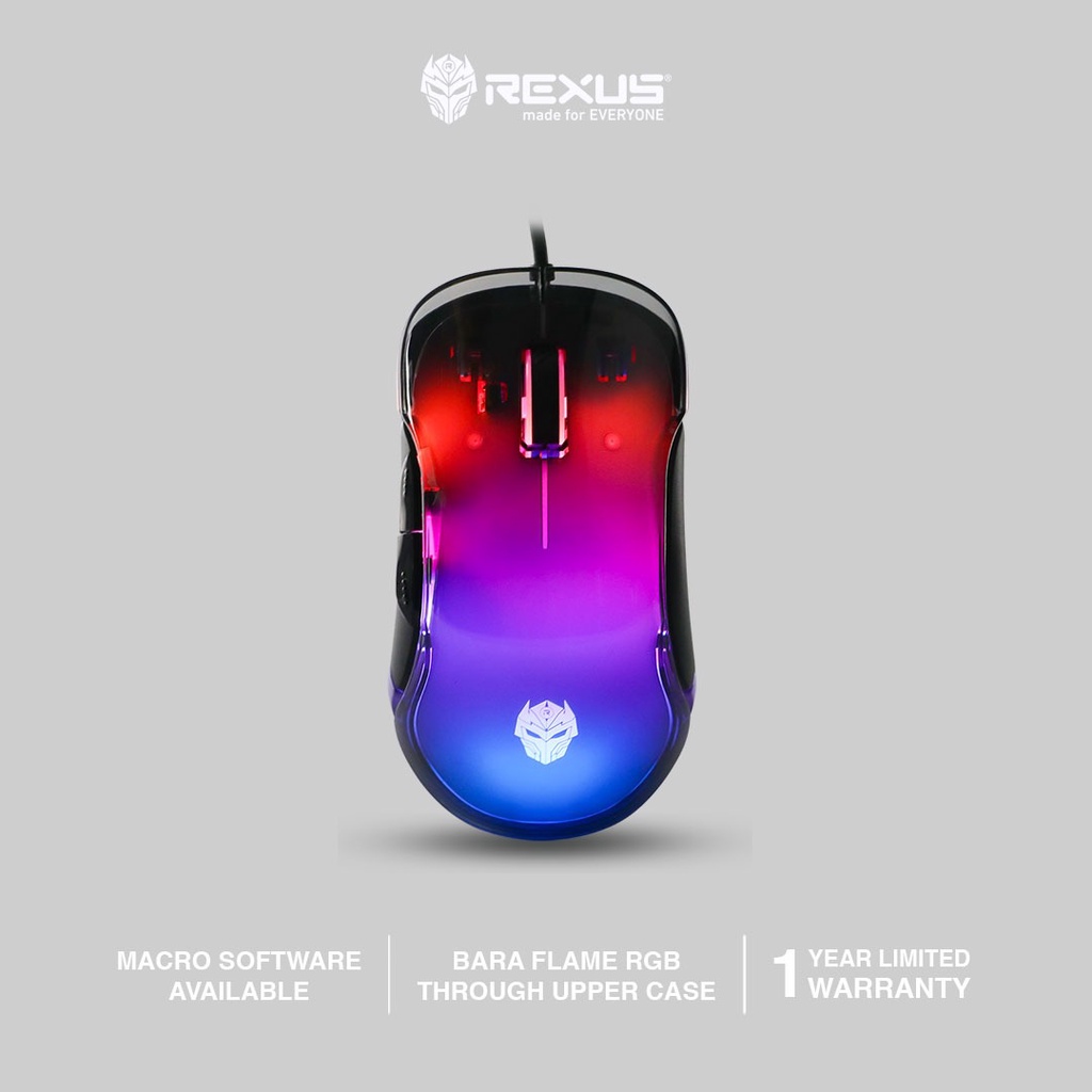 Rexus Bara X17 / Rexus X17 Gaming Mouse | Shopee Singapore