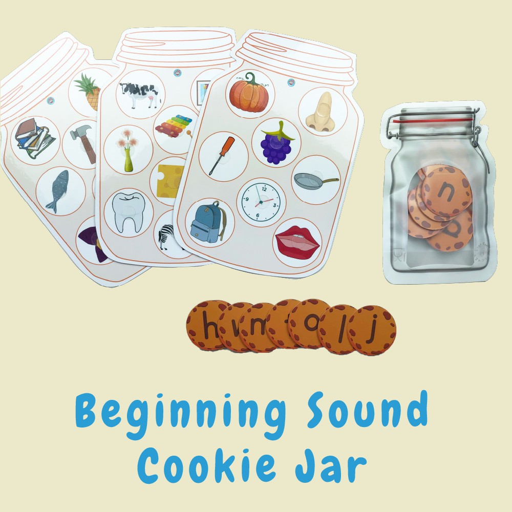 Beginning Sound Cookie Jar Learn Montessori Phonics | Shopee Singapore