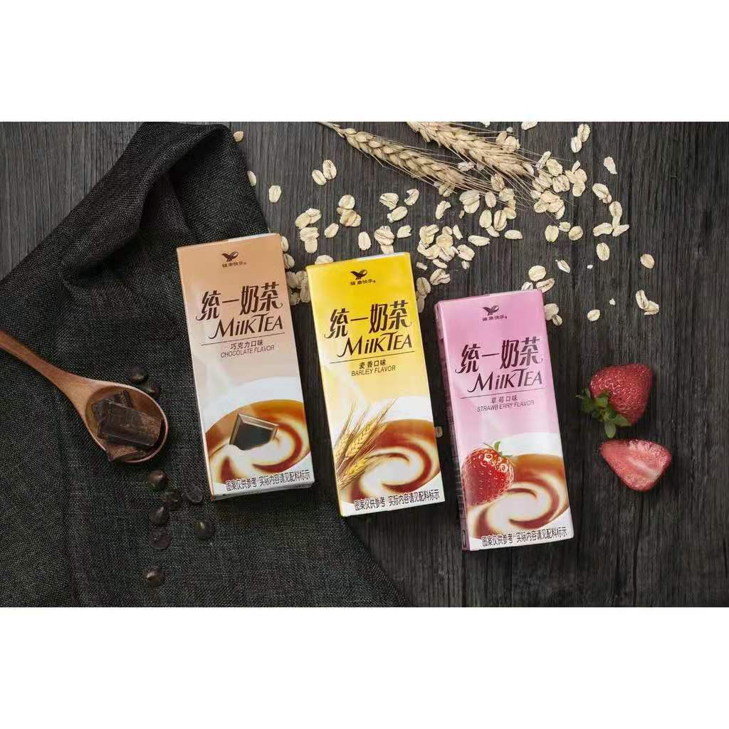 Uni-President Uniform Milk Tea Drink Tetra Pack 250mL | Shopee Singapore