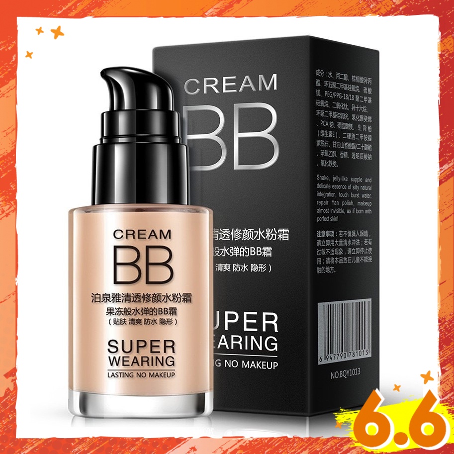 BIOAQUA Super Wearing BB Cream Concealer Long Lasting No Makeup ...