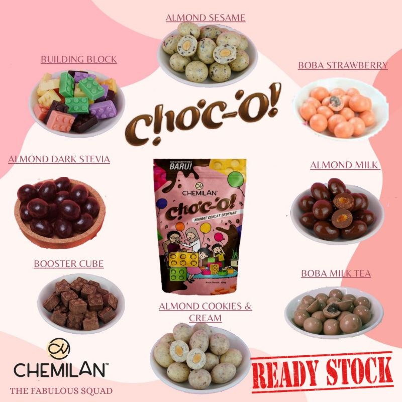 Choc-O Coklat Premium Chemilan Viral Sedap Mesra Travel Ziplock Coklat ...