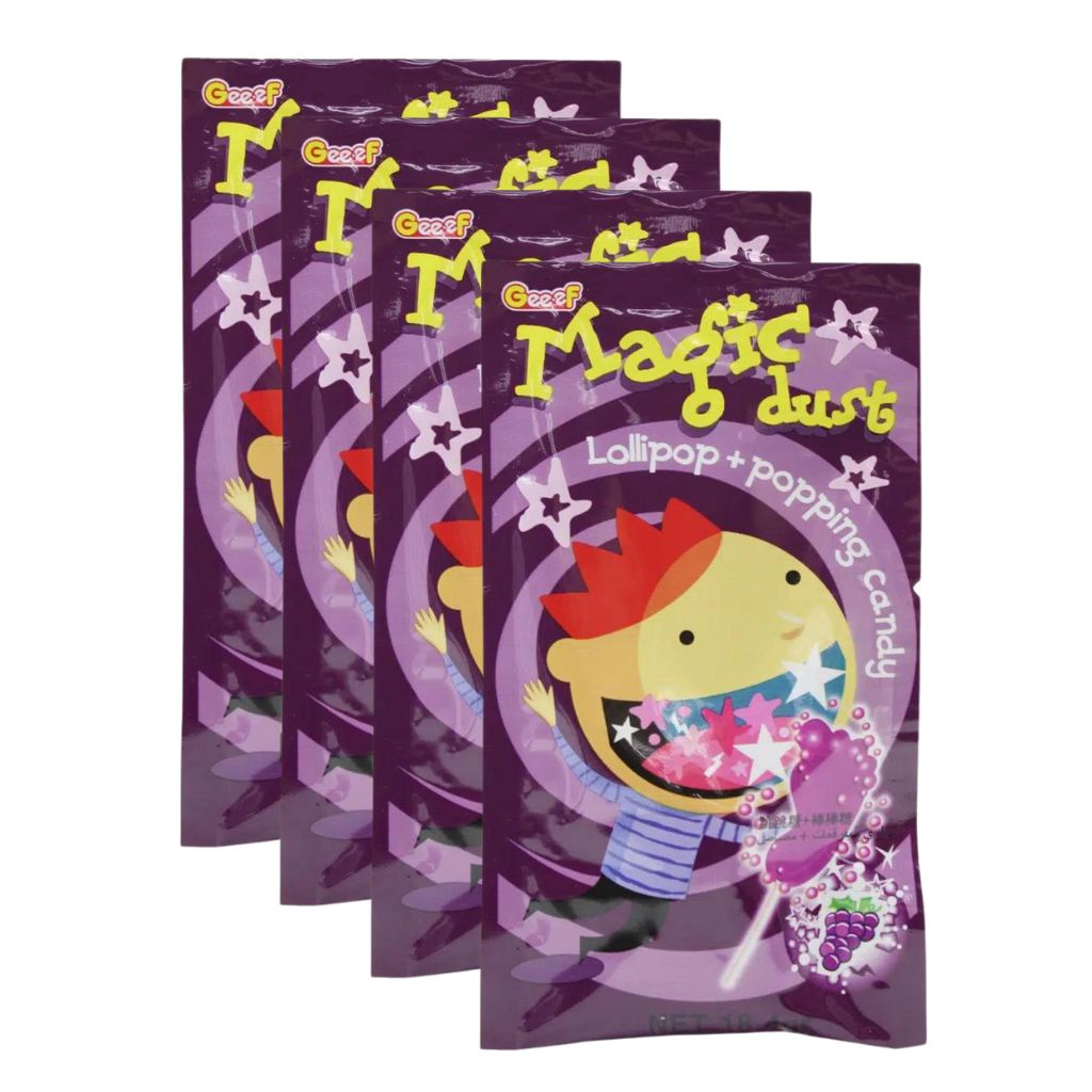 (5.5gx4Packs) Magic Pop Sparkles Sweet Candies Candy Biscuit Cracker ...