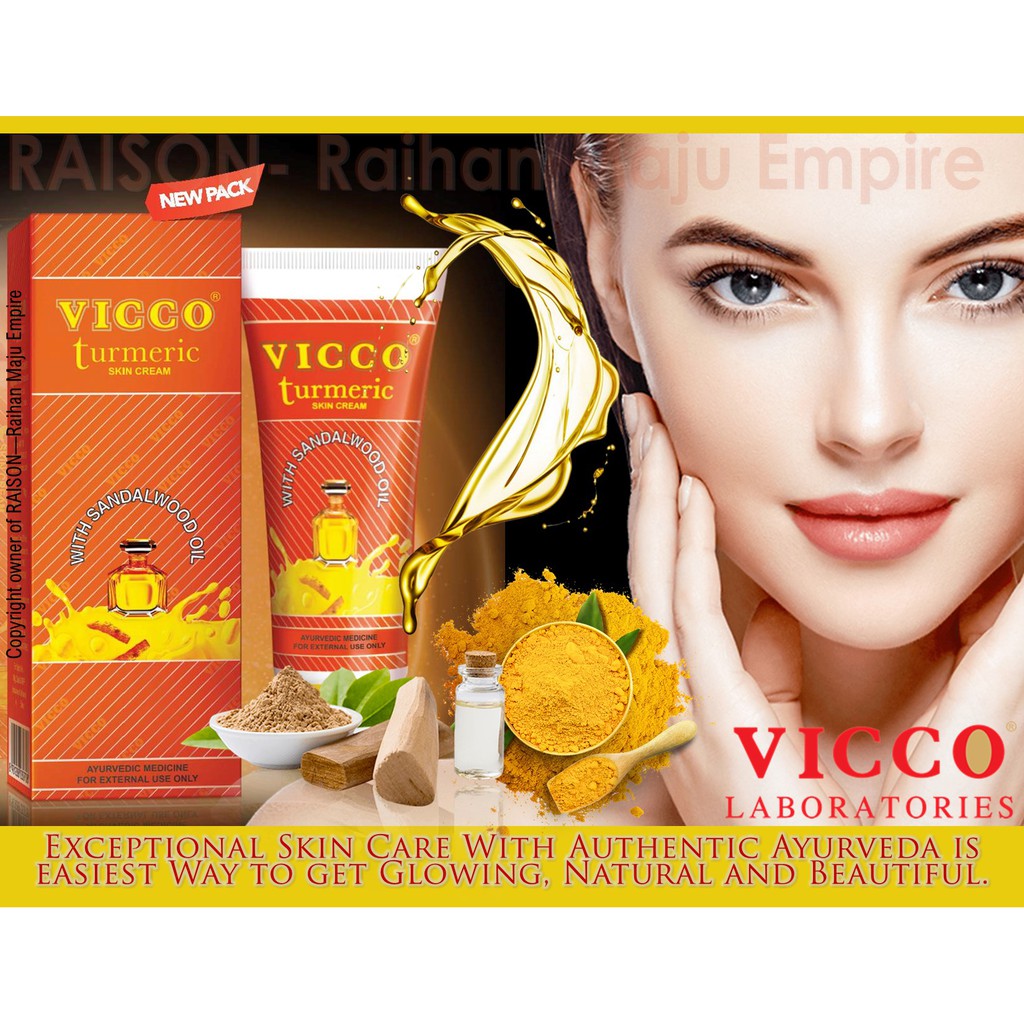 VICCO Turmeric Skin Face Cream 30gms | Shopee Singapore