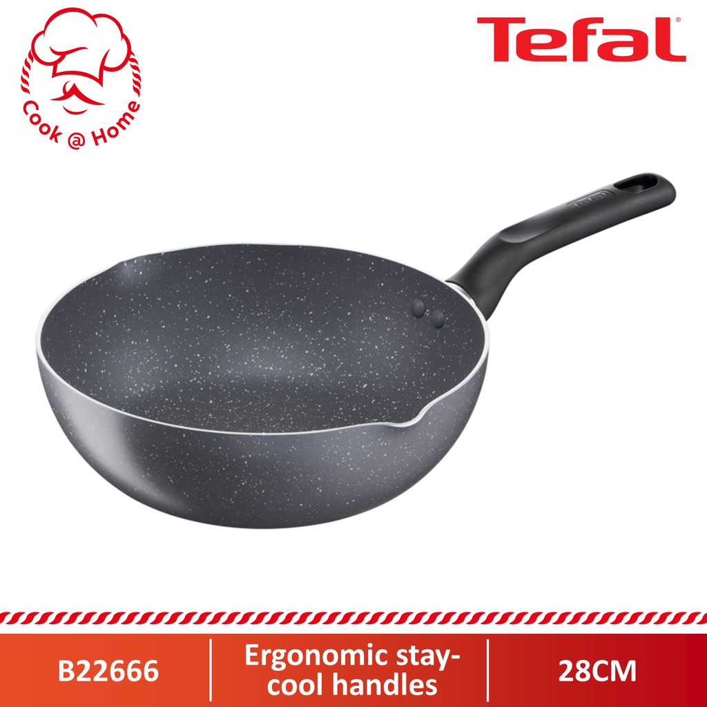 Tefal Natura Deep Frypan 28cm B22666 | Shopee Singapore