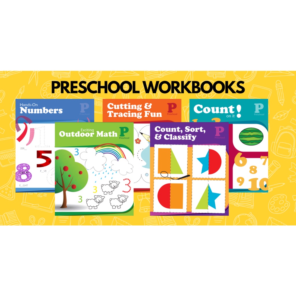 PRESCHOOL WORKBOOKS/WORKSHEETS | Shopee Singapore