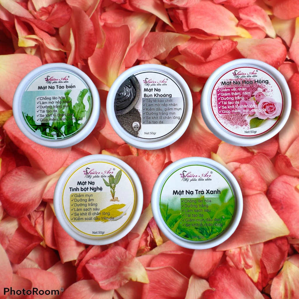 Perilla mask (centella, rose, mineral mud, green tea, seaweed, fish ...