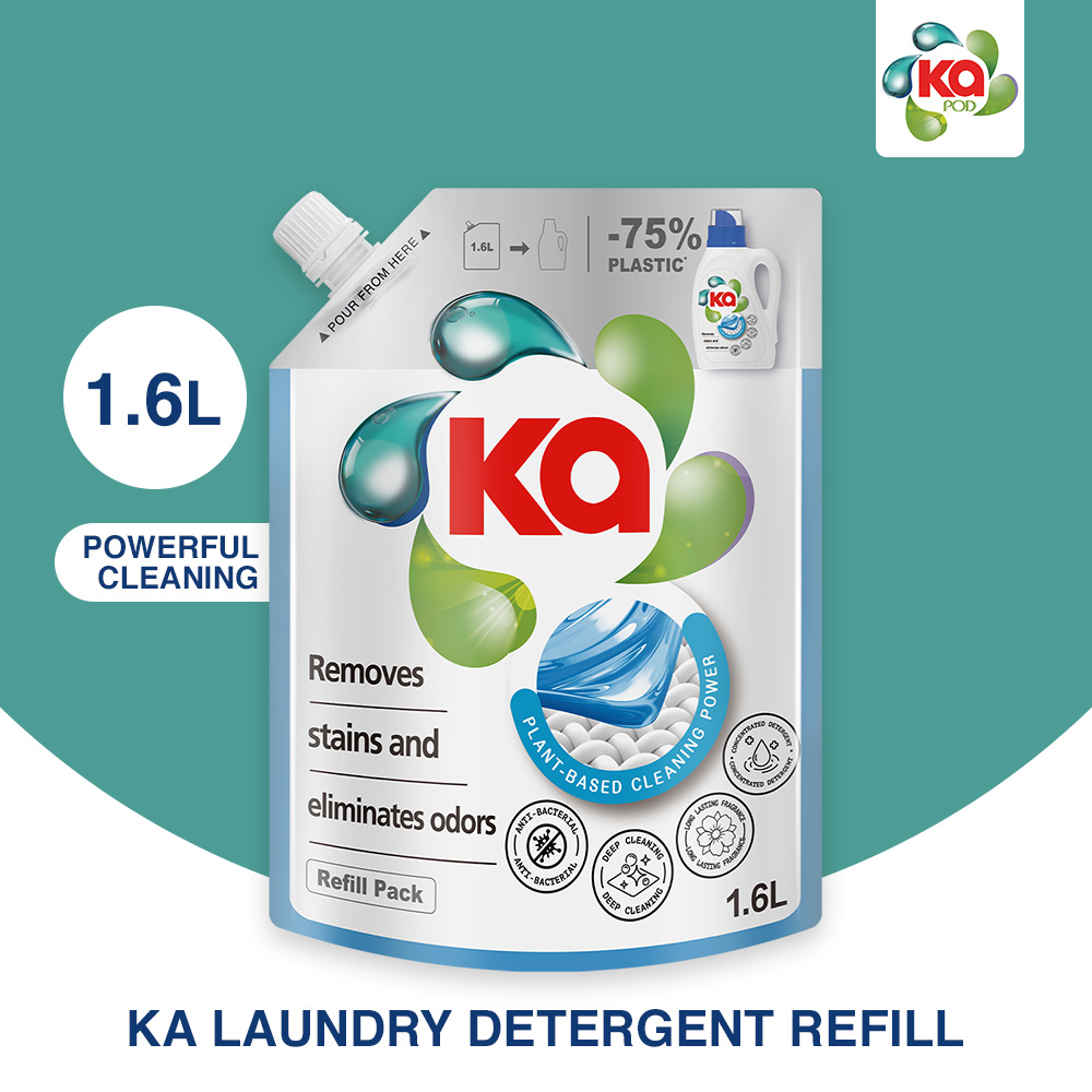 Ka Anti-bacterial Concentrated Laundry Liquid Detergent Refill Pack 1 ...