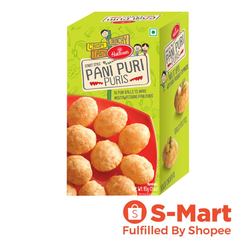 Haldiram's Pani Puri 85g - Sonnamera [India] (Halal) | Shopee Singapore