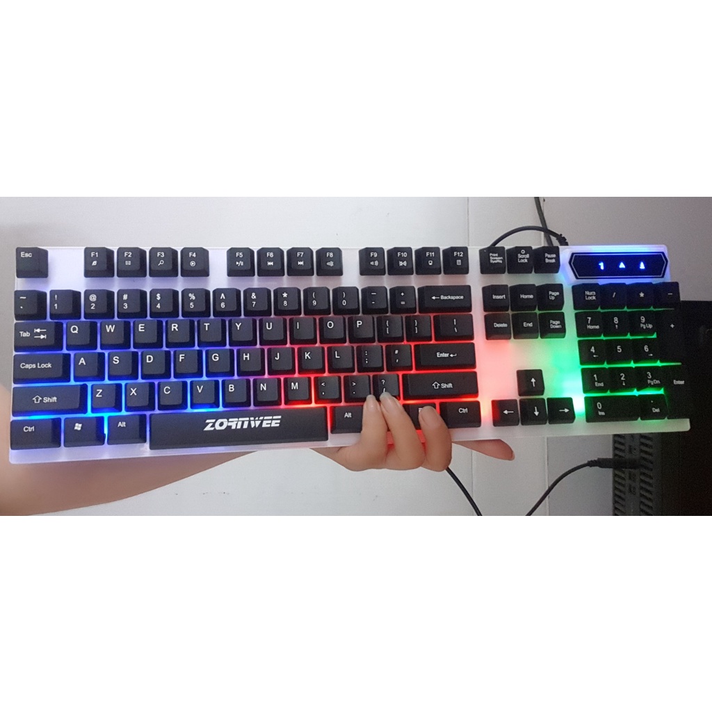 Genuine Innovative ZE-960 Led Background Mechanical Keyboard | Shopee Singapore