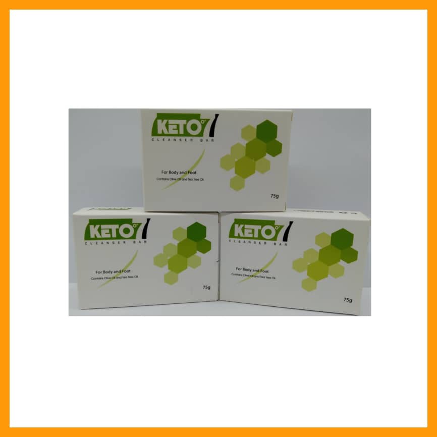 Keto 7 Antifungal Soap Bar 75gm (box) | Shopee Singapore