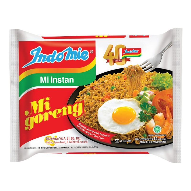(Special Taste) Box Of 40 indomie goreng Dried Stir-Fried Noodles ...