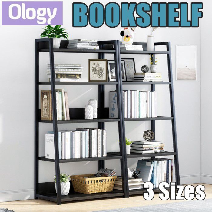Modern Design Bookshelf Organizer Book Display Ladder Shelf Rack ...