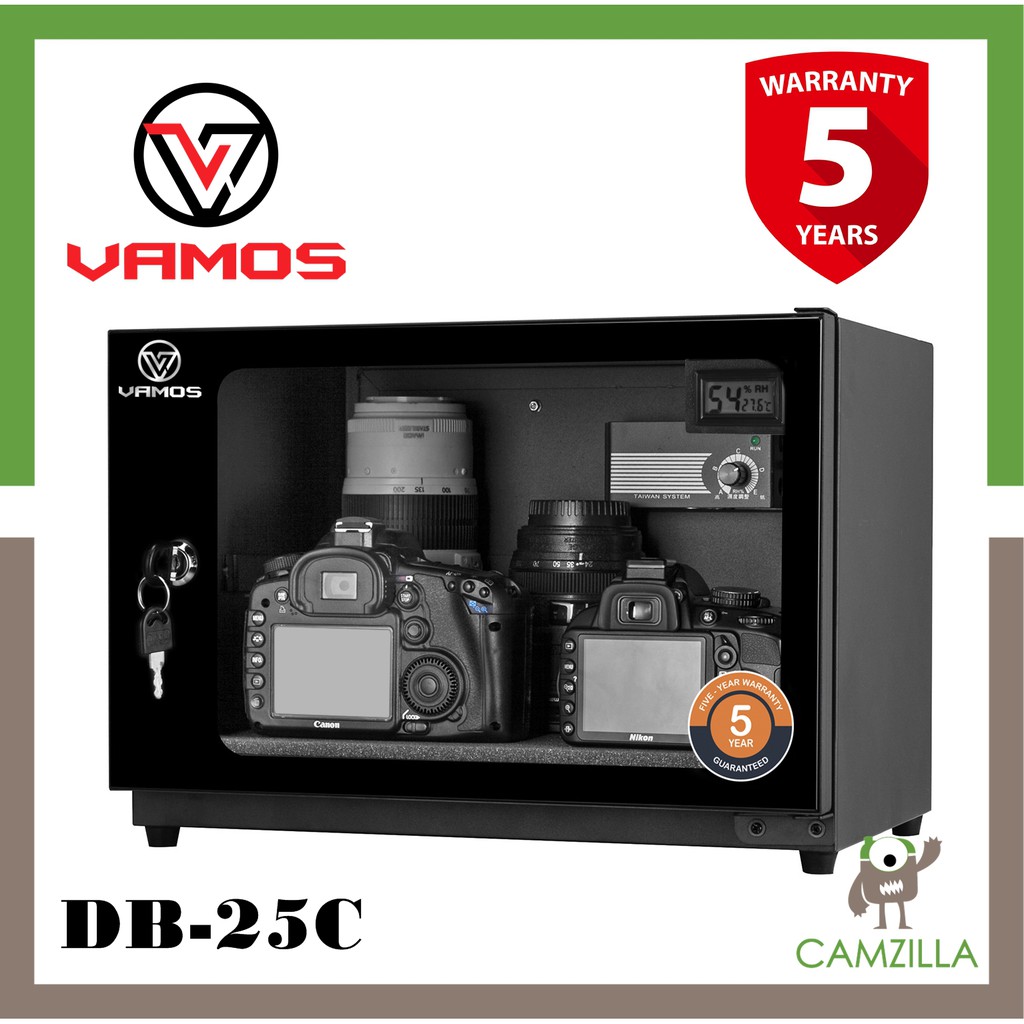 VAMOS DB-25C Camera Drybox Dry Box Dry Cabinet (5 YEAR WARRANTY) Dry ...