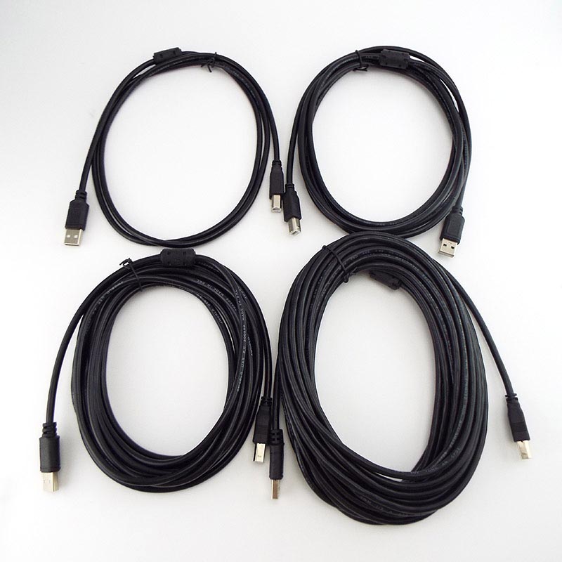 5M Printer Extend Line USB 2.0 Print Cable Type A to B Male to Male ...