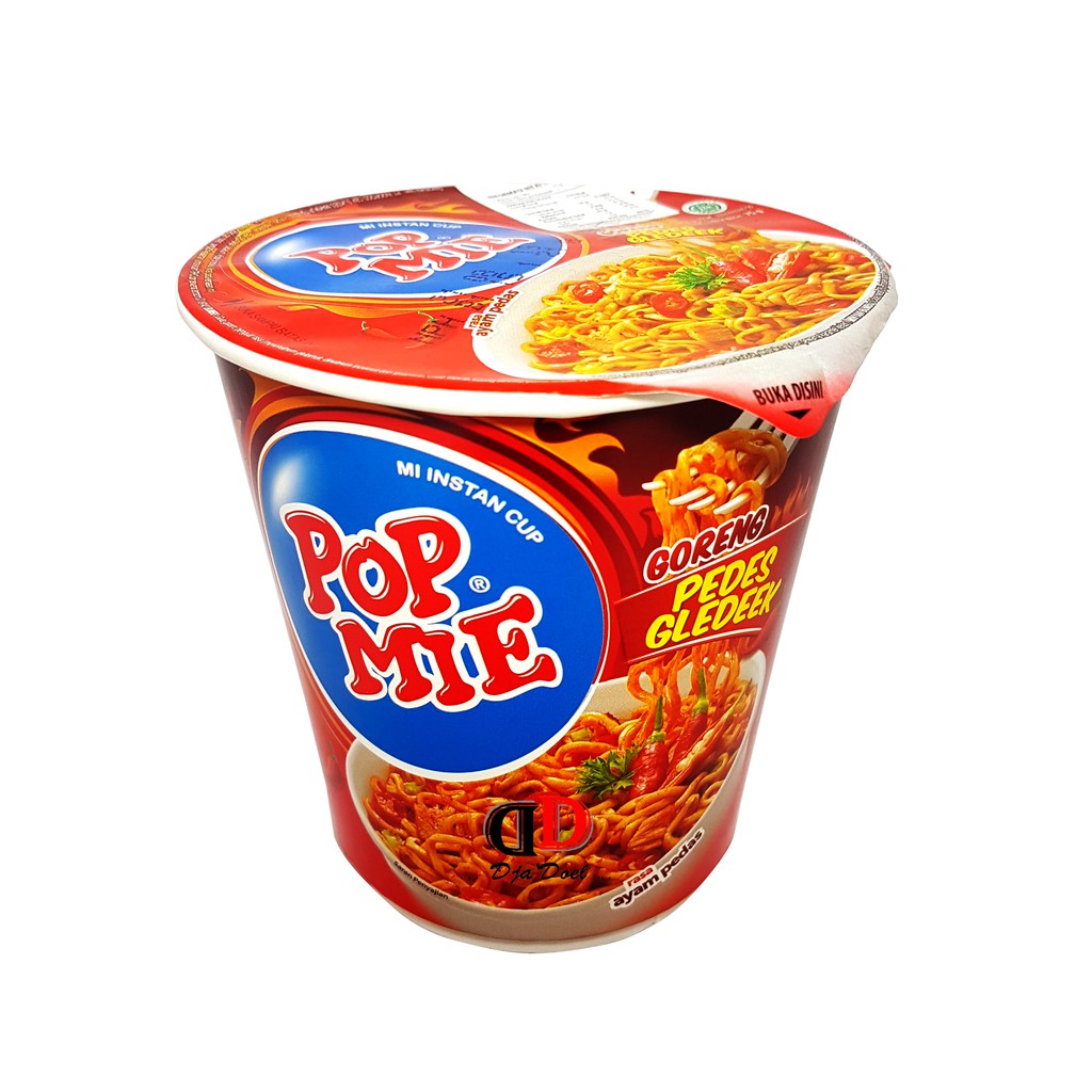 Popmie Noodles/Pop Fried Noodles Pedes Gledek Spicy Strong Original ...