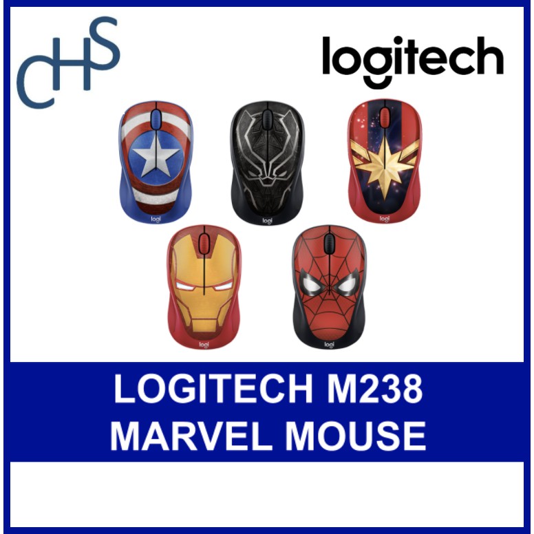 Logitech M238 Marvel Collection Wireless Mouse | Meet your favorite ...