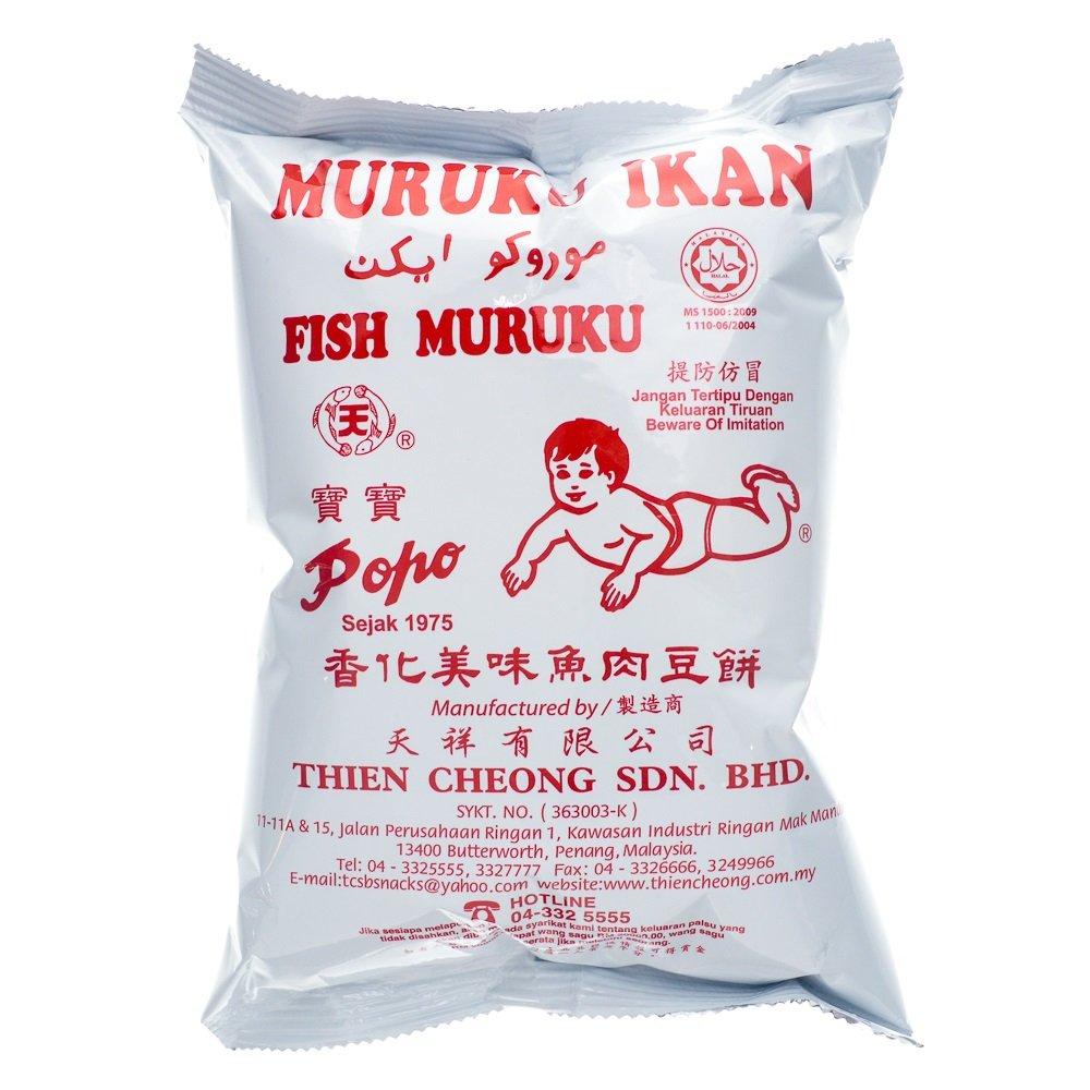 Popo Fish Cracker Muruku Ikan 65g | Shopee Singapore