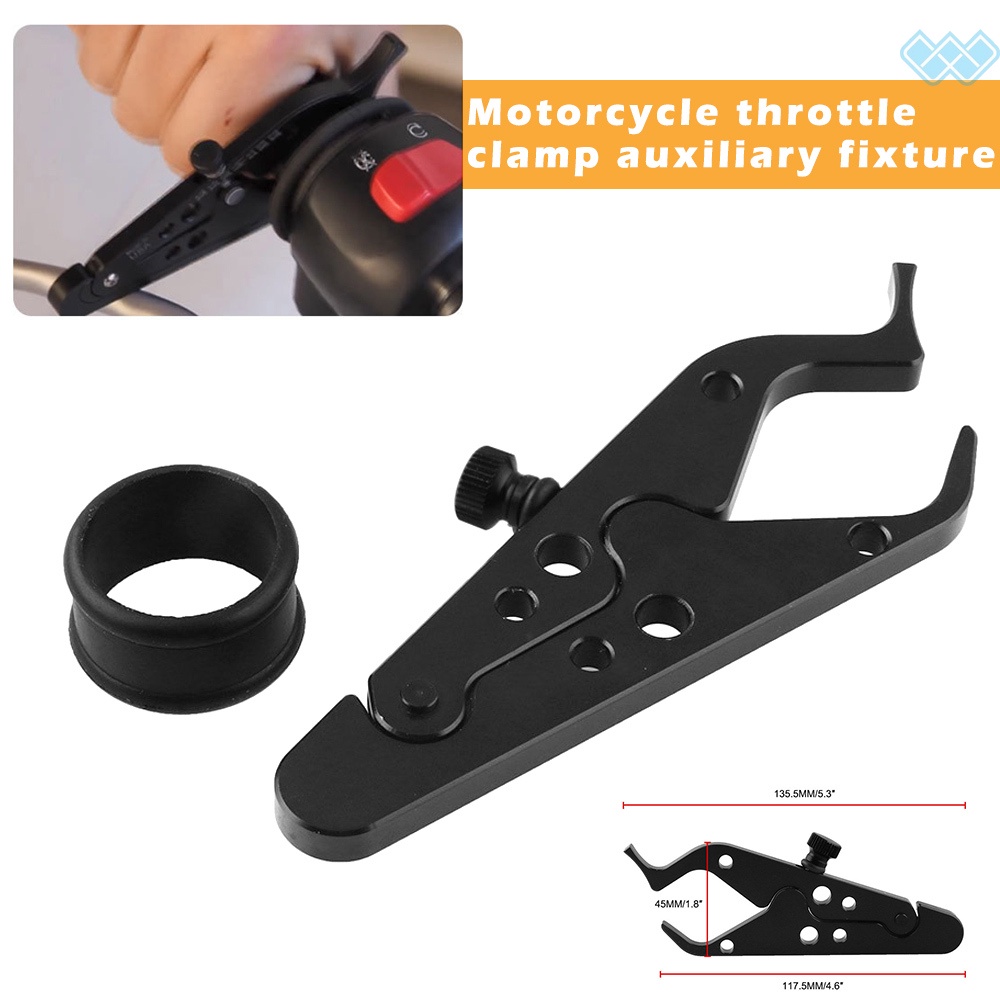 Universal Motorcycle Throttle Lock Assist Cruise Control Clamp with ...